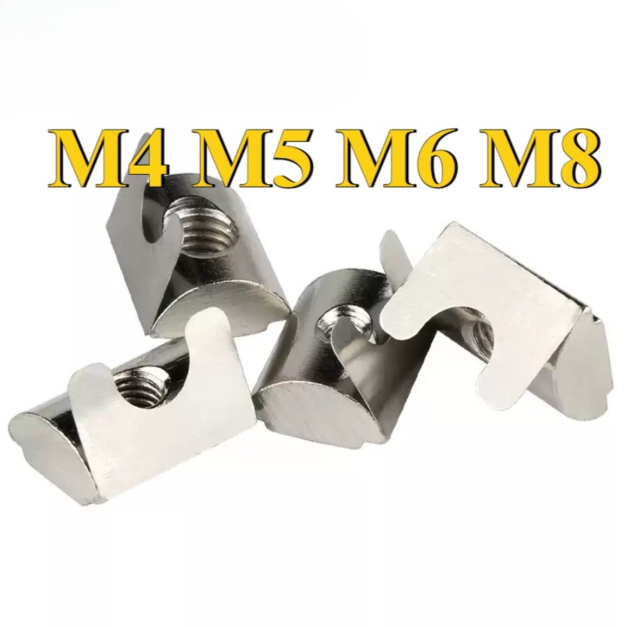 Spring Nut M4M5/M6/M8 - Clip Nut for Metal Sheet, Electrical Cabinet ...