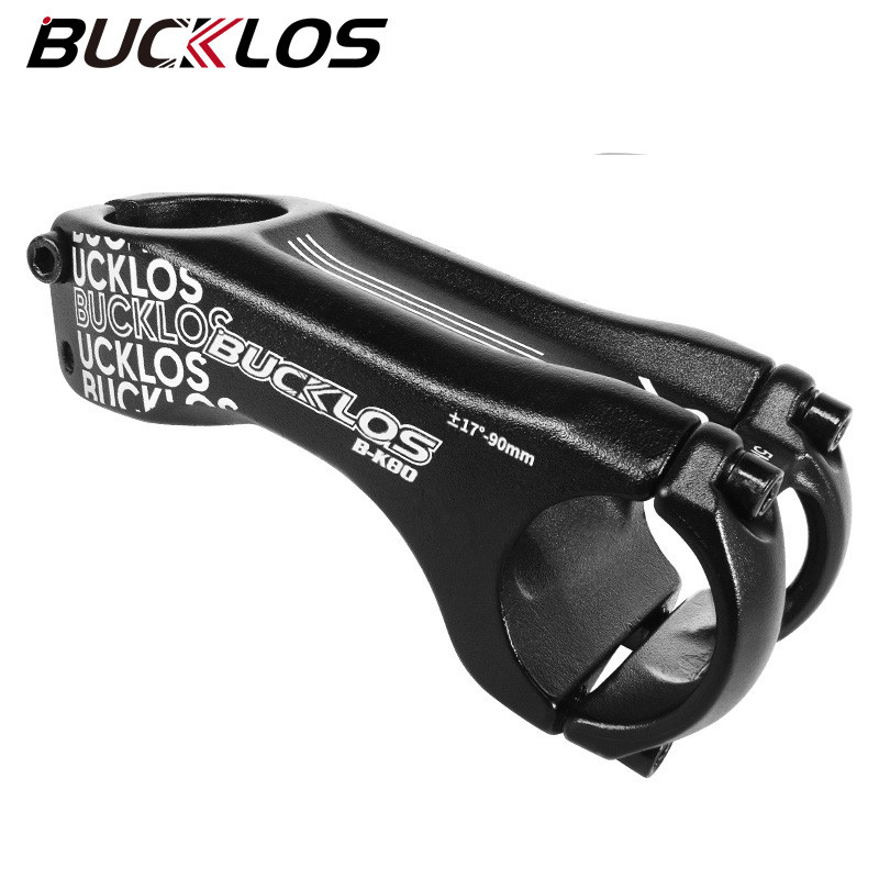 BUCKLOS Bike Stem -17 Degrees 90mm Negative Stem Mtb Road Bike Aluminum ...