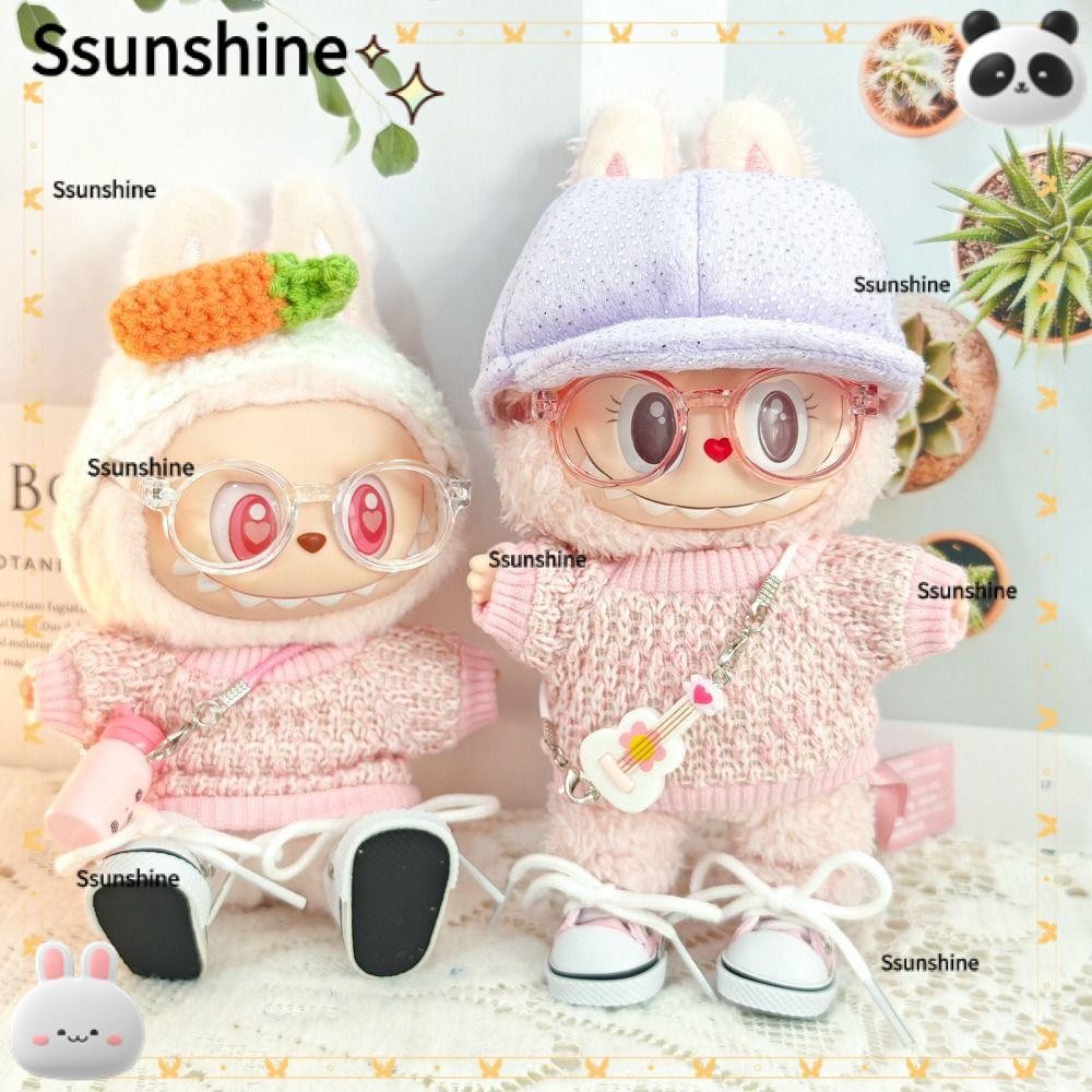 SSUNSHINE Labubu Doll Clothes, Cartoon Necklace Labubu Sweater, Fashion ...