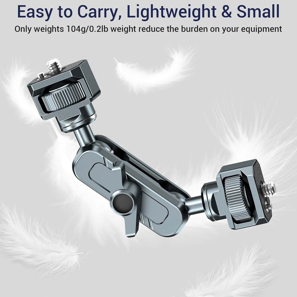 Metal Camera Magic Arm Extension Flexible Articulating Arm with 1/4 ...