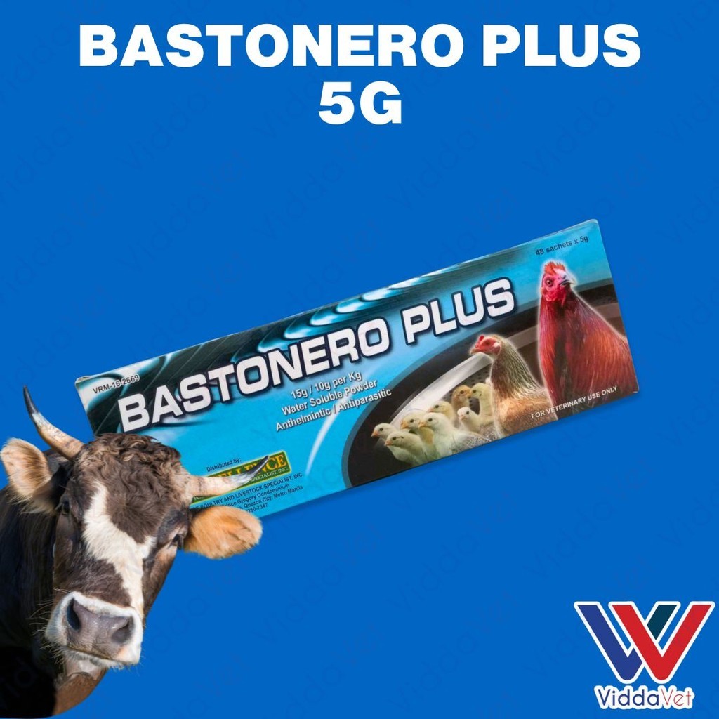 1box Water Soluble Powder Bastonero Plus 5g for animals | Shopee ...
