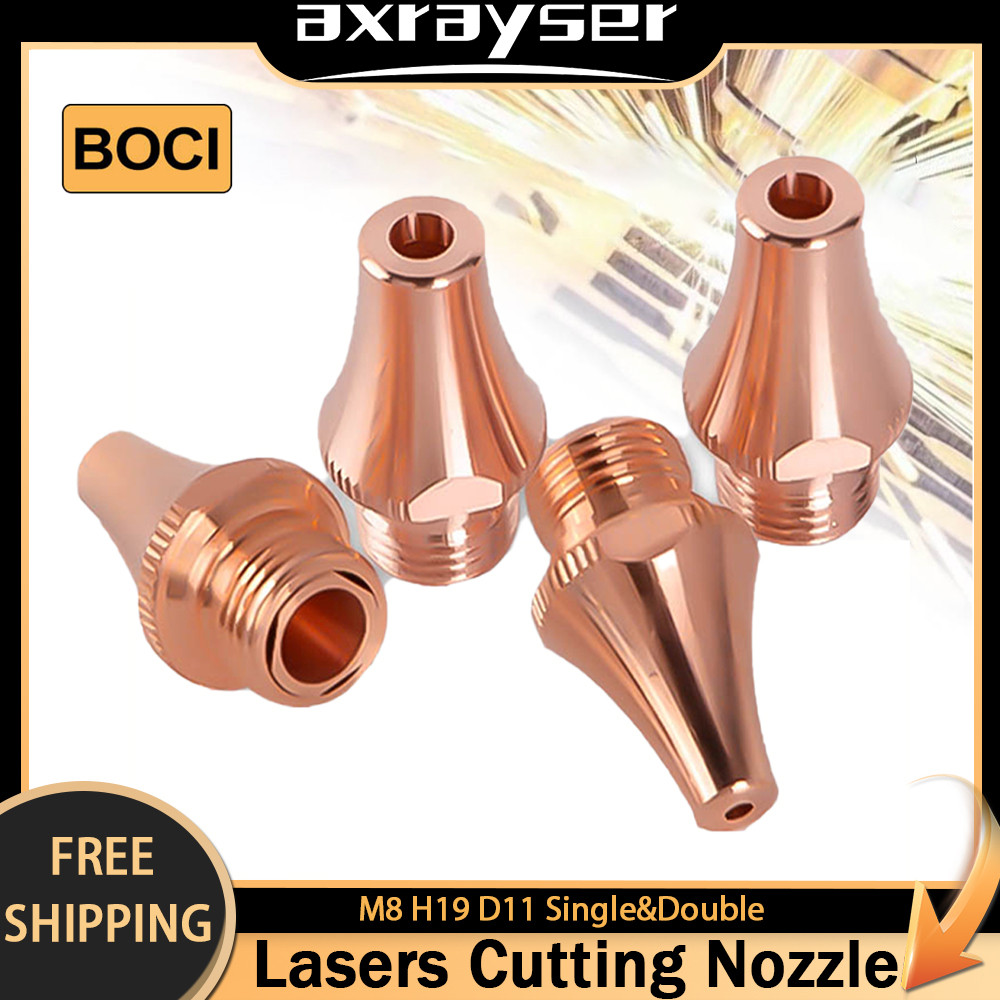 Axrayser Lasers Cutting Nozzle M8 H19 D11 Single&Double Layer 3D For ...