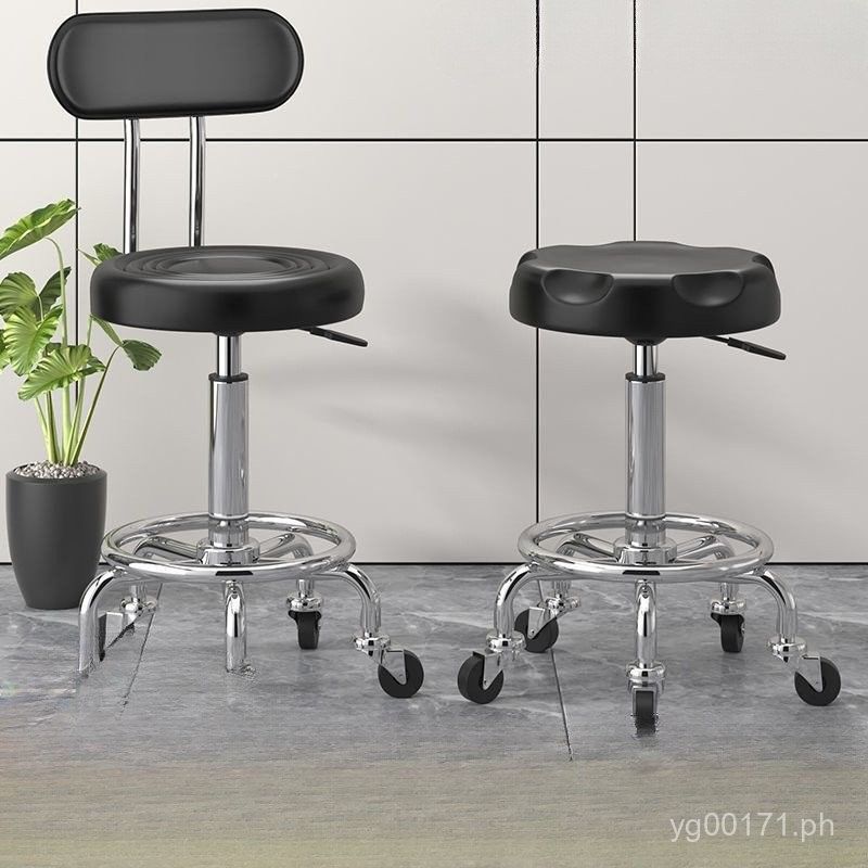 Spin Modern Simple En Home Bar Stool Chair Cashier Desk High Leg Tea ...