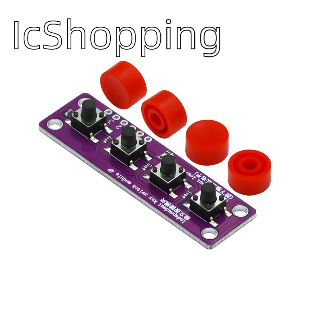 Touch Four Button Switch Module Compatible With Arduino Development 7393