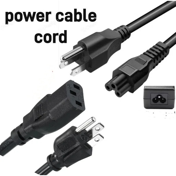 3 pin power extension cords US plug power cable for pc computer 1 Meter(3 Port Female) | Shopee ...