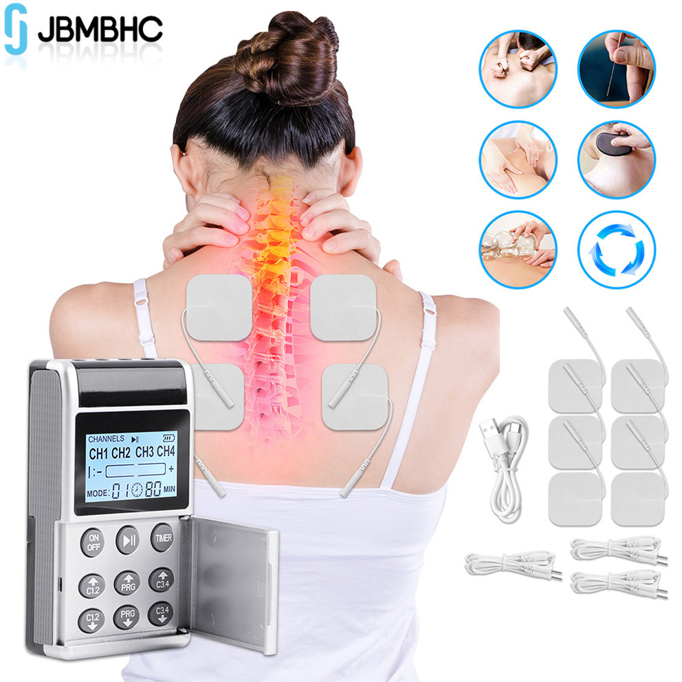 JBMBHC Electric TENS Massage Device Massage Therapy Device Muscle ...