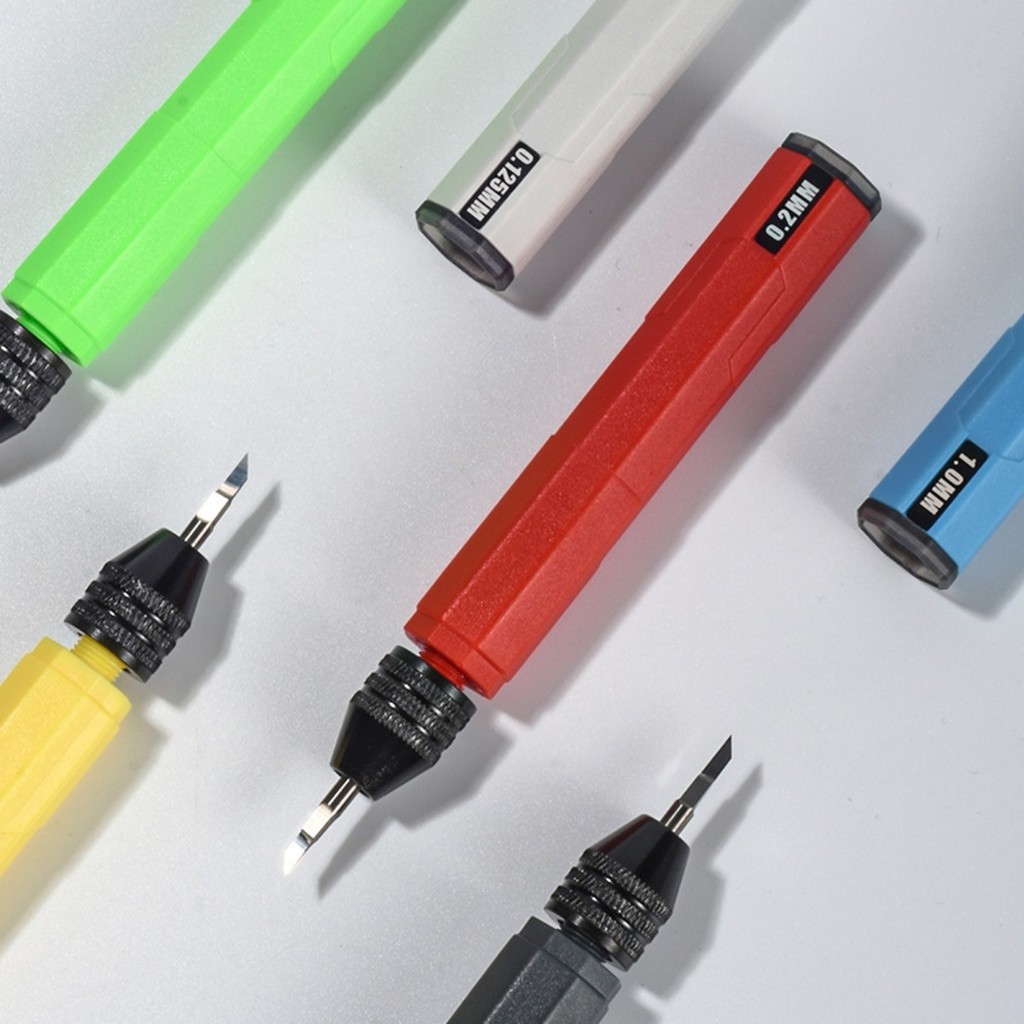 Tungsten Steel Engraving Knife MS087 0.125mm~1.0mm Pen Knife Set for ...