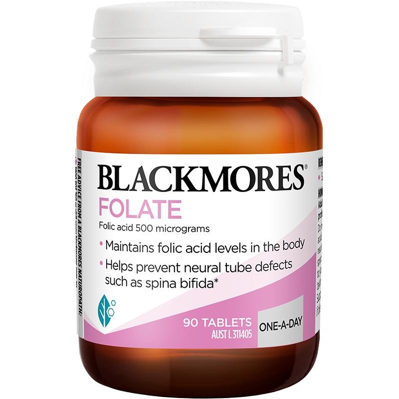 Blackmores Pregnant Women Folic Acid Tablets Pregnancy Nutrients ...