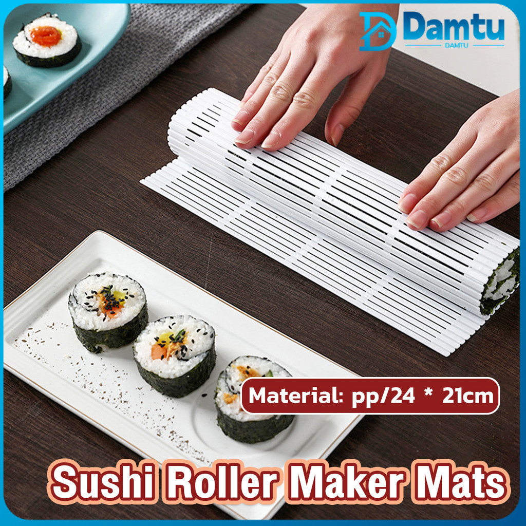 Sushi Mat Roller PP Washable Sushi Rolling Mats DIY Onigiri Rice ...