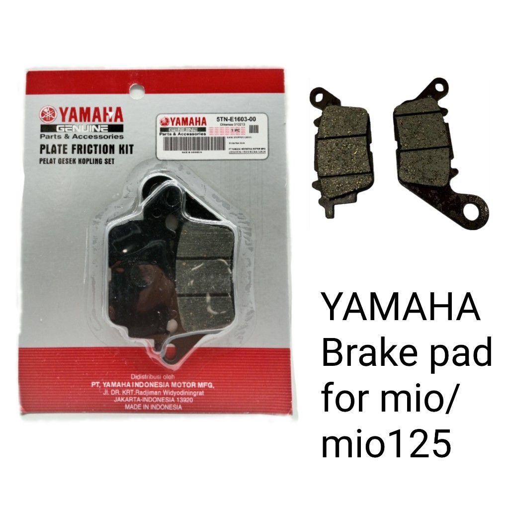 Yamaha Brake pad for mio/mio125 | Shopee Philippines