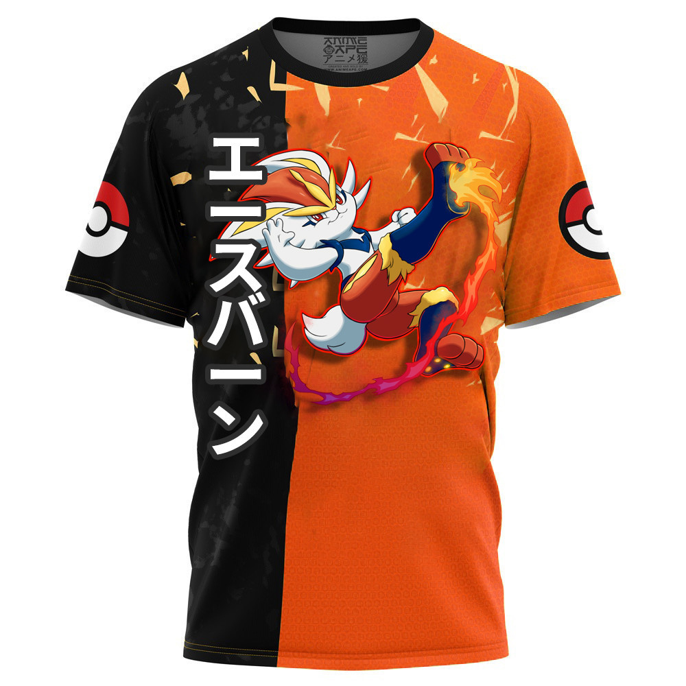 Cinderace Pokemon cartoon T-Shirt | Shopee Philippines