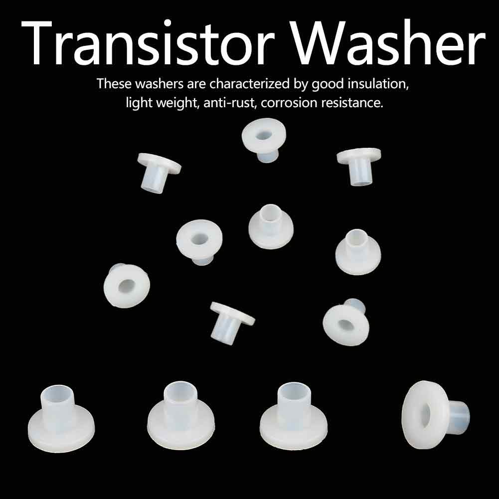 Transistor Washer Insulated Plastic Spacer Bushing Washers Long Service ...