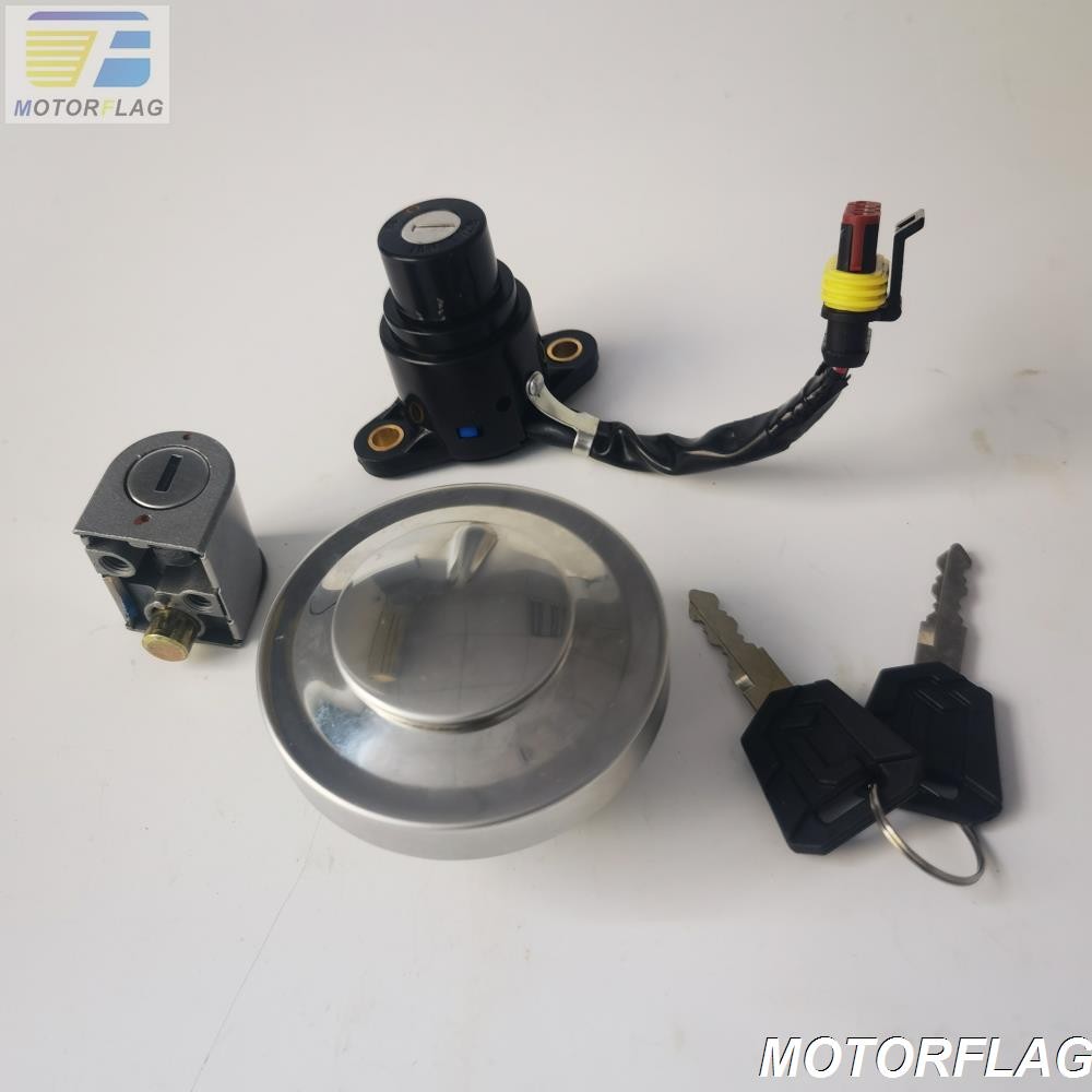 Lock Set (Ignition Lock & Fuel Tank Cap / Steering Lock) for KEEWAY K ...