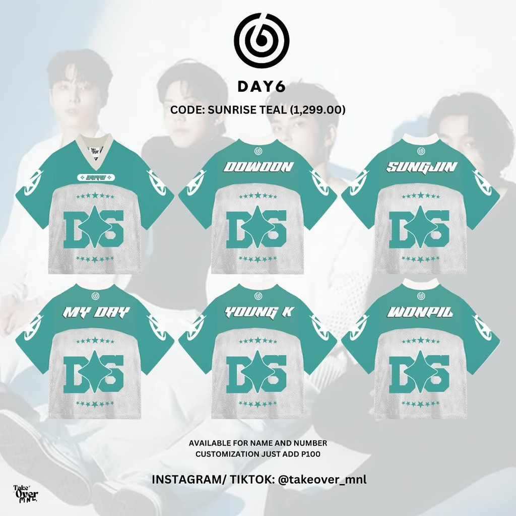 2025 DAY6 CONCERT JERSEY FOR MY DAY! Fit for the DAY6 FOREVER YOUNG ...