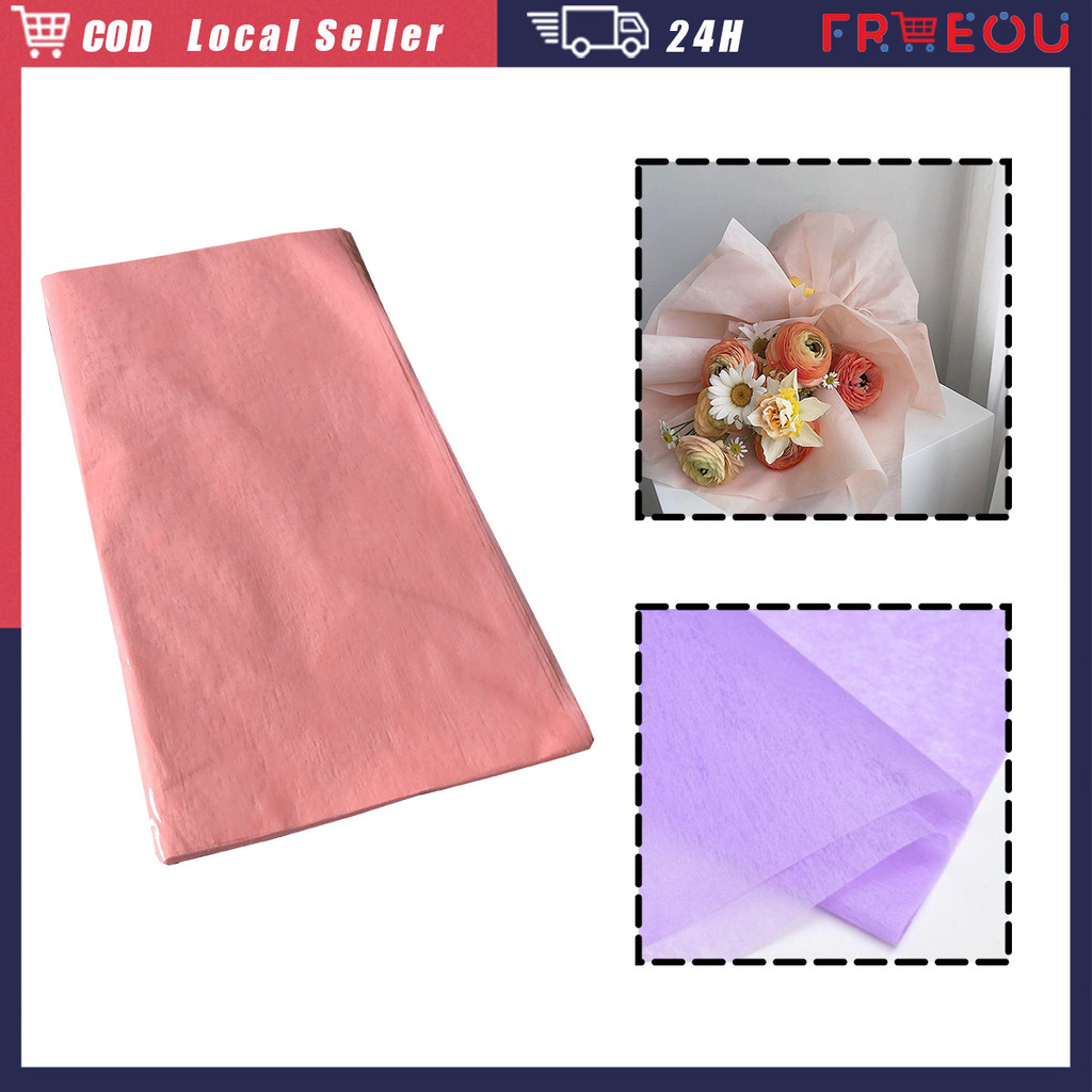 Solid Color Tissue Wrapper 48*48cm Tissue Gift Wrapping Nonwoven 30pcs ...