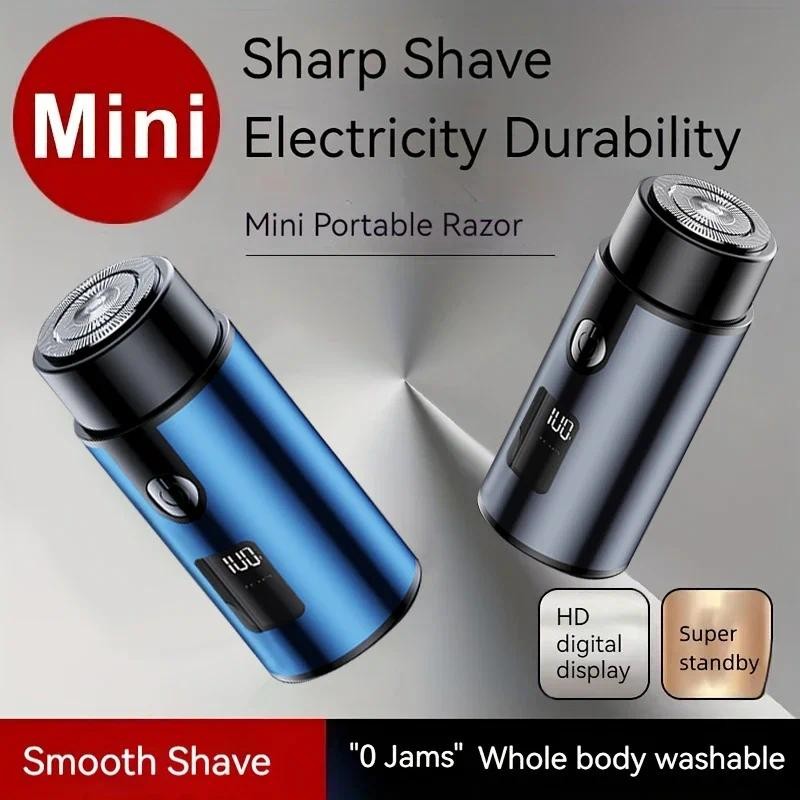 Mini Portable Electric Usb Rechargeable Shaver Mens Razor Portable ...
