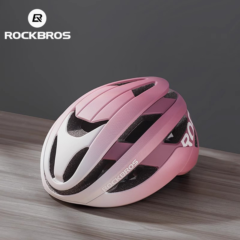 ROCKBROS Ultralight Cycling Helmet Streamline Aero Integrally-Molded ...
