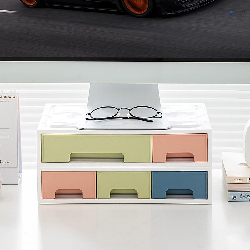 Keep Going＞ Computer Monitor Stand Bracket With Drawer PC Screen Laptop ...
