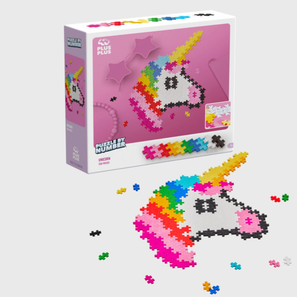 PLUS-PLUS Puzzle By Number Unicorn 250pcs | Shopee Philippines