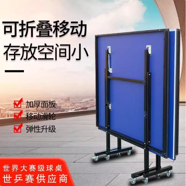 Large Table Tennis Table for Home Use, Flip Edge Steel Plate, Foldable ...