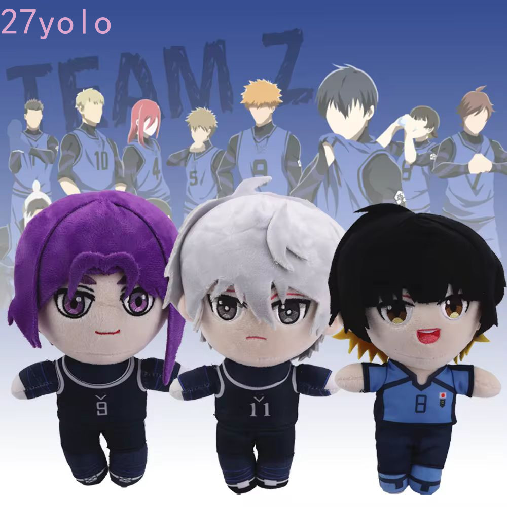 YOLO BLUE LOCK Plush Toy, Yoichi Chigiri Nagi Seishiro Plush Cotton ...