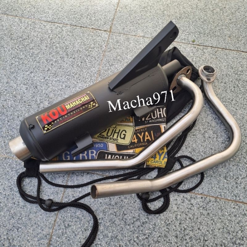 1set kou open exhaust power pipe beat carb,fi v1 v2 click 125 150 ...