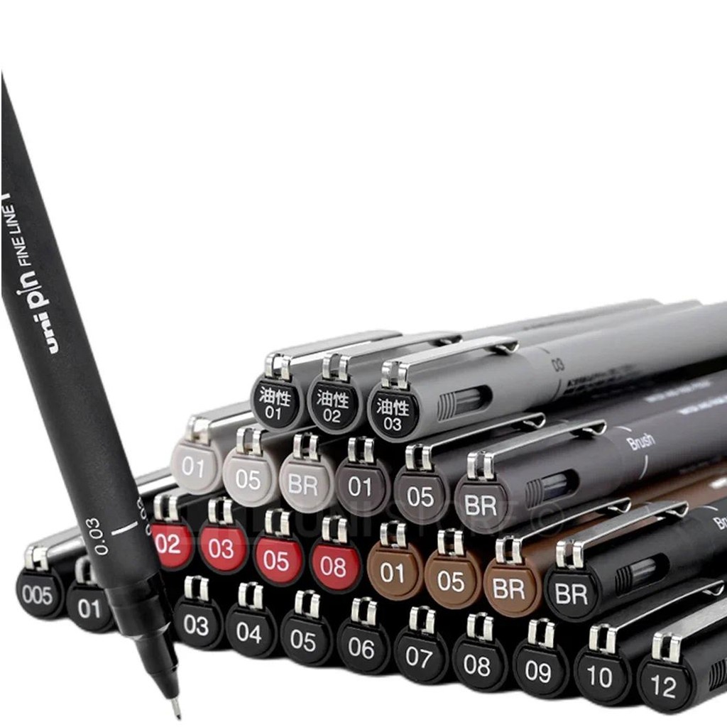 UNI PIN-200 Needle Pen Manga Design Drawing Pen Drawing Pen Drawing Pen ...