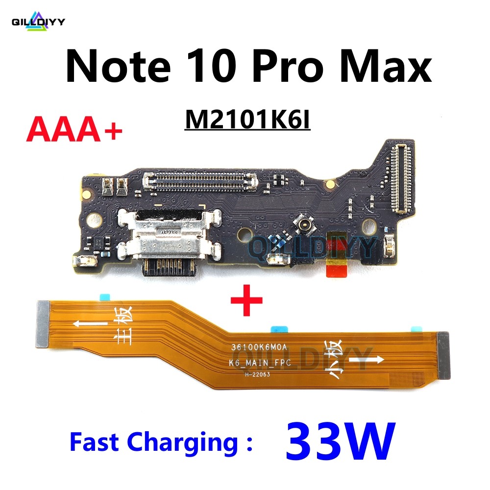 AAA+ Charging Port Board For Xiaomi Redmi Note 10 Pro Max Fast Charger ...