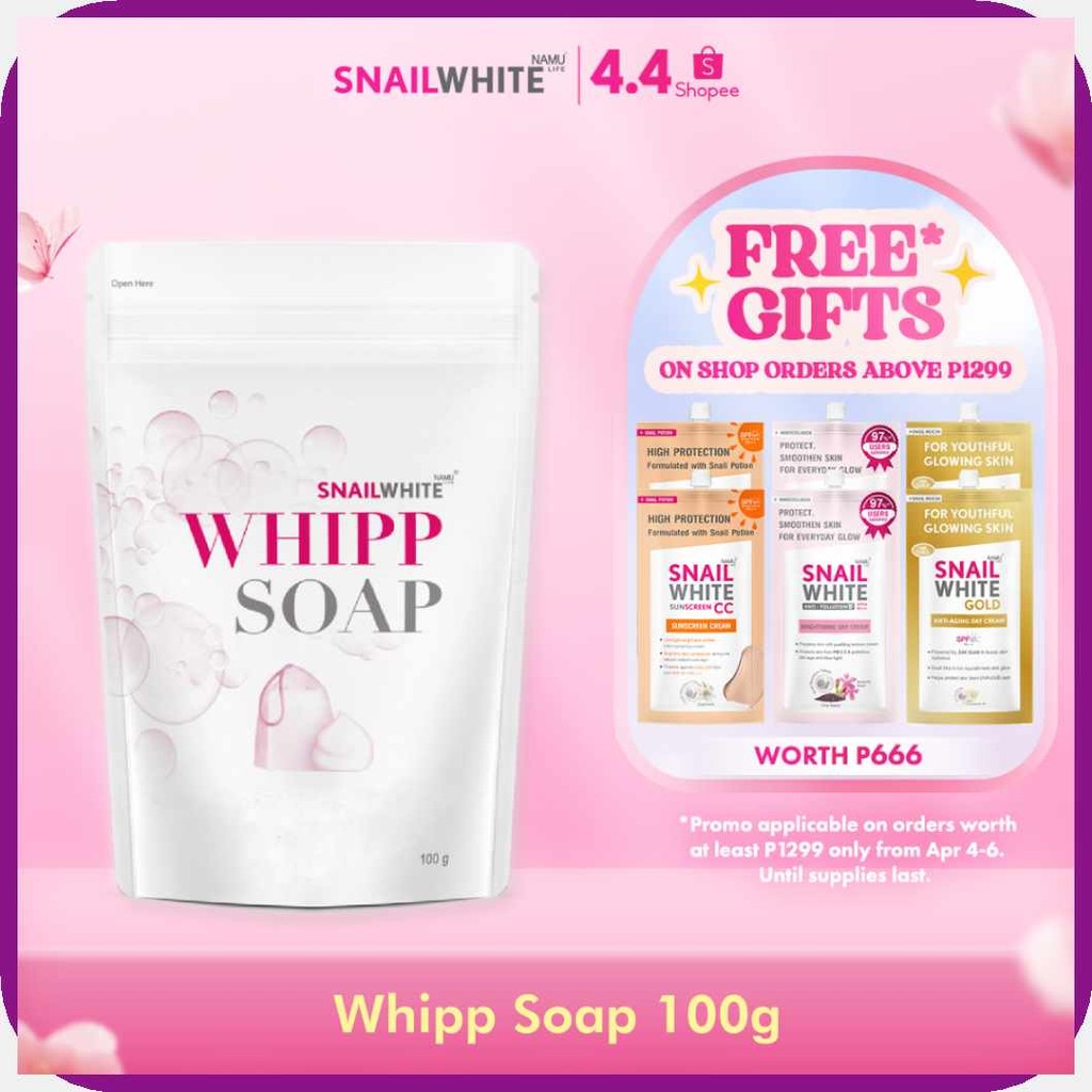 SNAILWHITE=Rk^Whipp!d!Soap!L,100g | Shopee Philippines