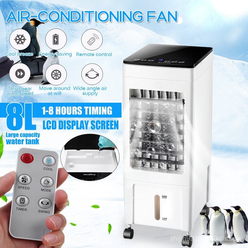 Cooler Fan Air Conditioner Fan Ice Humidifier Powerful Cooling Air ...