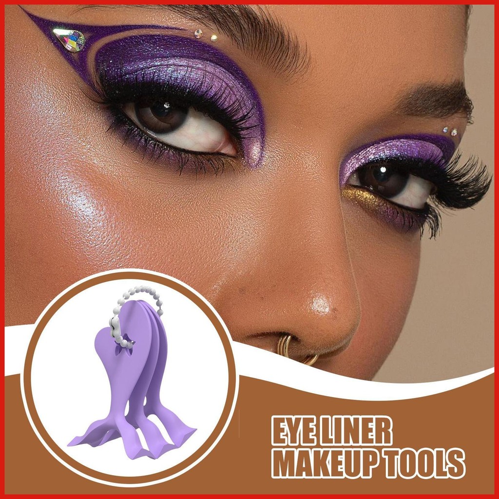 Eye Liner Makeup Stencil 3-Piece Eye Makeup Guide Template for Beginner ...