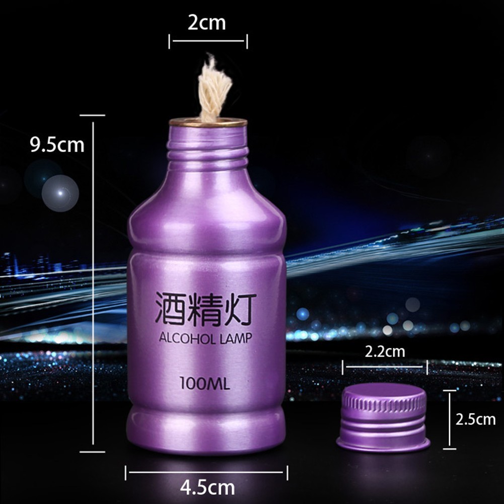 Fashionstyle Piece Portable Metal Lamp Alcohol Liquid Stove for Outdoor ...
