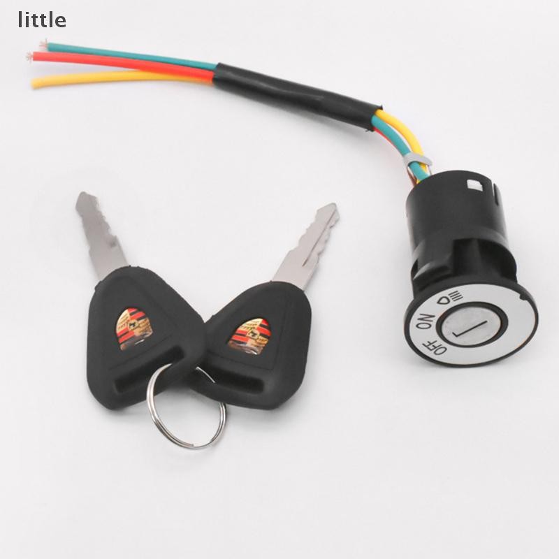 phlittle Electric Bicycle Ignition Switch Key Power Lock For Electric ...