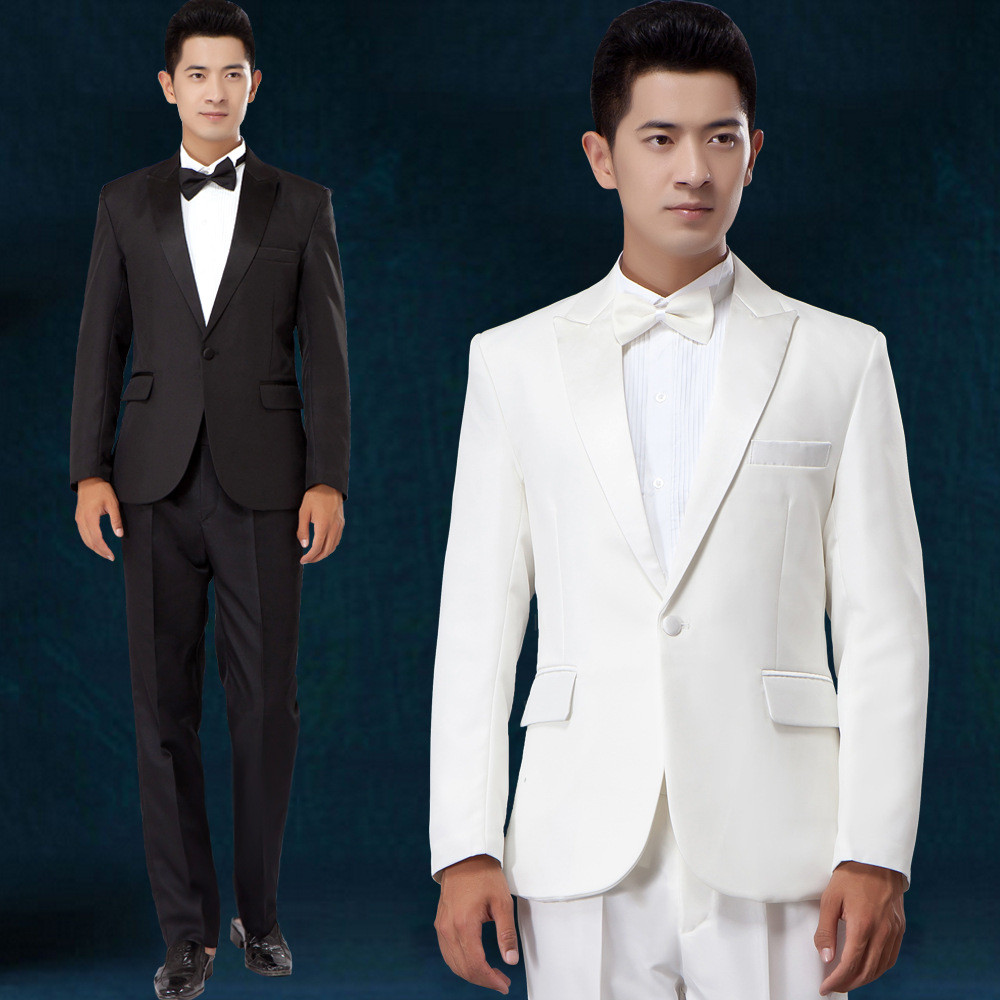 The Groom's White Formal Suit Tailored Wedding Suit Master of ...