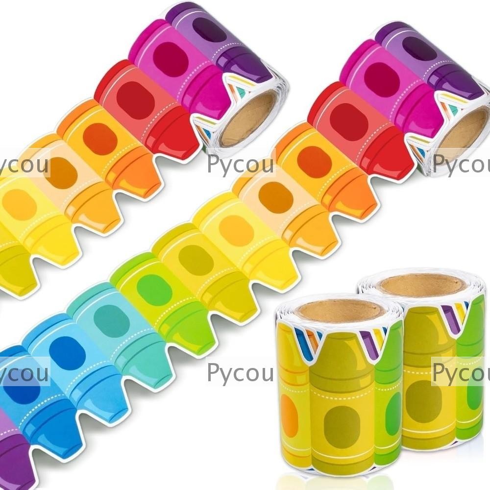 PYCOU 1Roll Chalkboard Bulletin Board Border, Self Adhesive 3inch ...