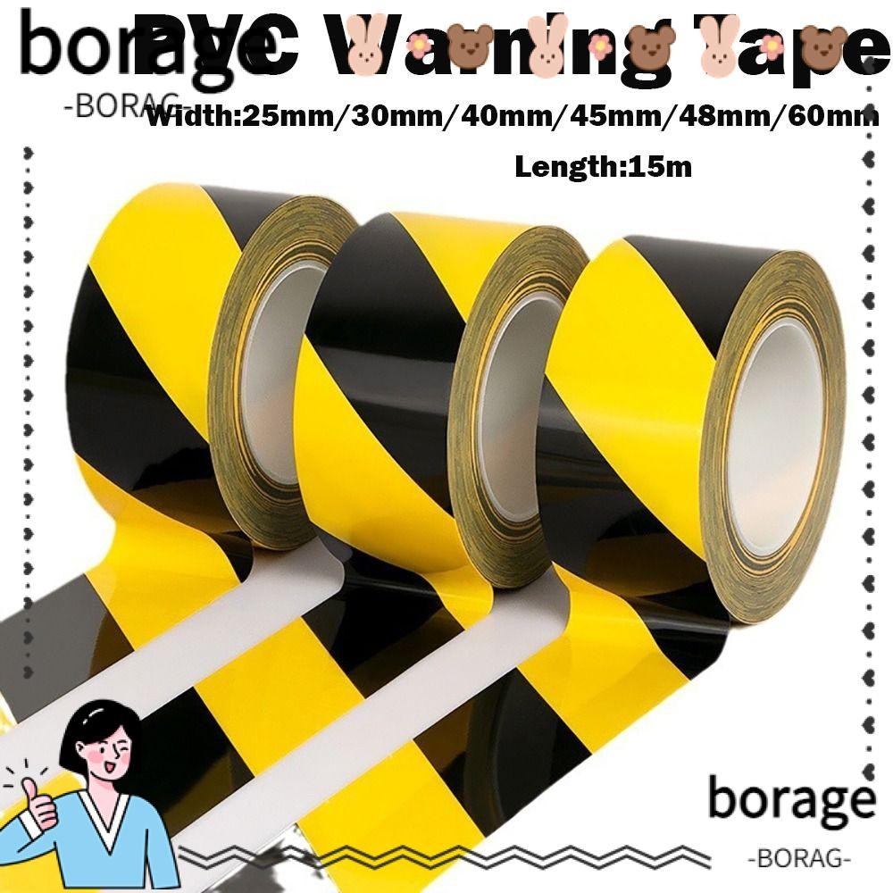 BORAGE PVC Warning Tape, Waterproof Adhesive Safety Traction Tape ...