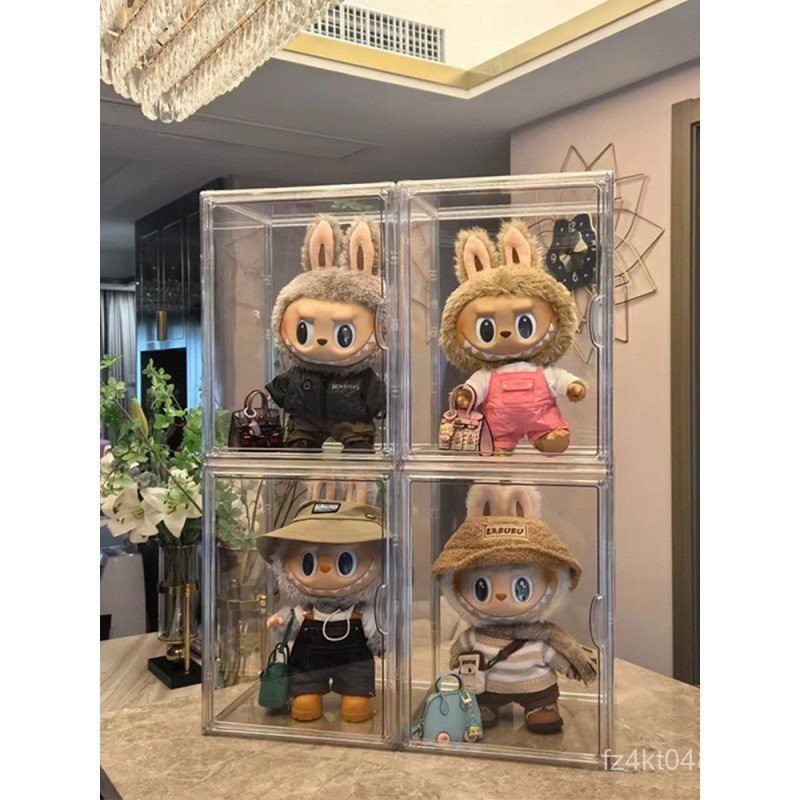 Plush Toy Storage Labubu labubu Display Stand Plush Toy Display Box ...