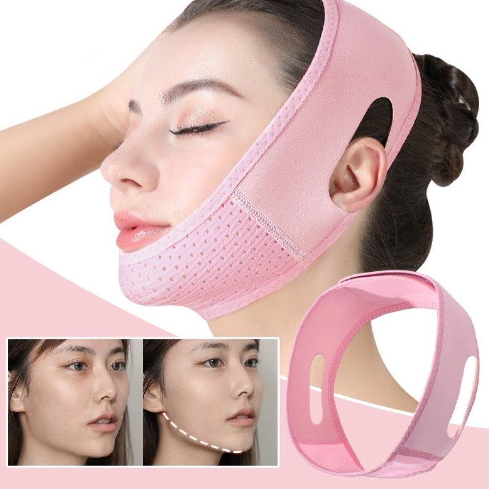 Facial Contour Improving Jawline Tightening Belt Adjustable Double Chin ...