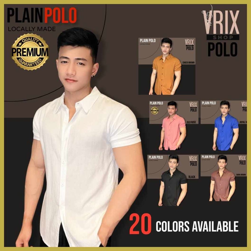 PLAIN?rn!POLO)vu)BY)yl>VRIX)KH>SHOP)L>(ALL)b>GENDER) | Shopee Philippines