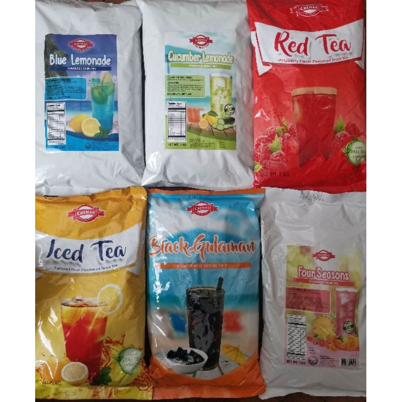 Chemag Iced Tea 1Kilo ( Red Tea, Lemon Iced Tea, Pink Lemonade, Blue ...