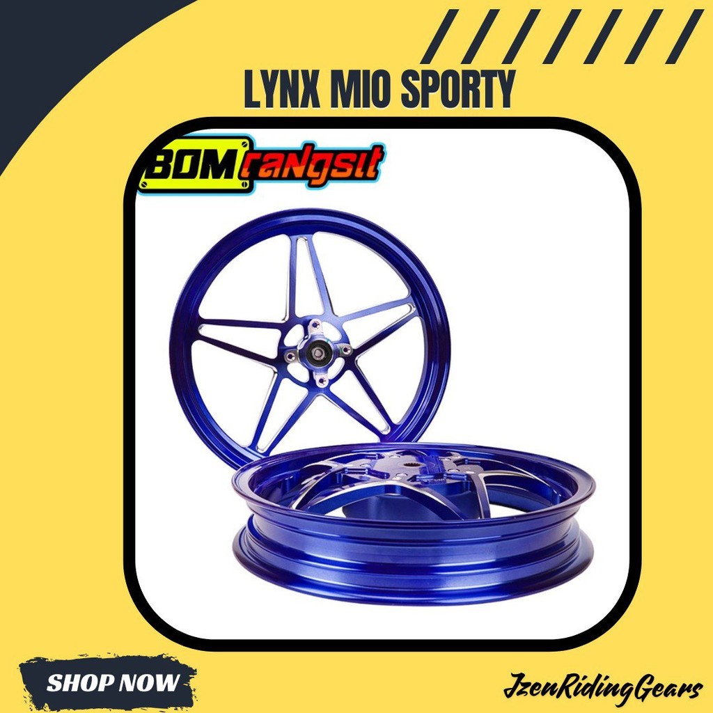 Bom Rangsit bom x Mags 5 lynx star design mio sporty / soulty | Shopee ...
