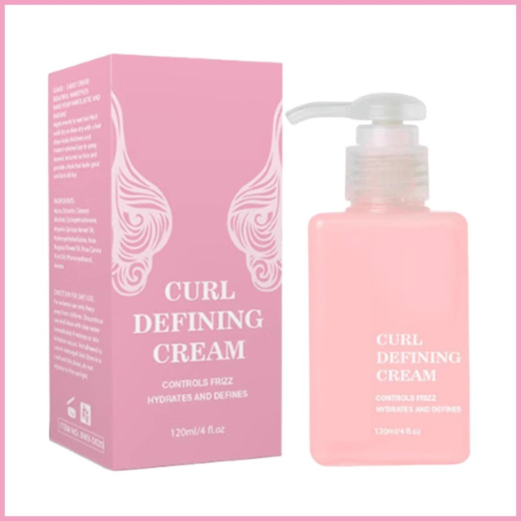 Curl Defining Cream Anti-Frizz Moisturizing Detangler Hydrating Curl ...