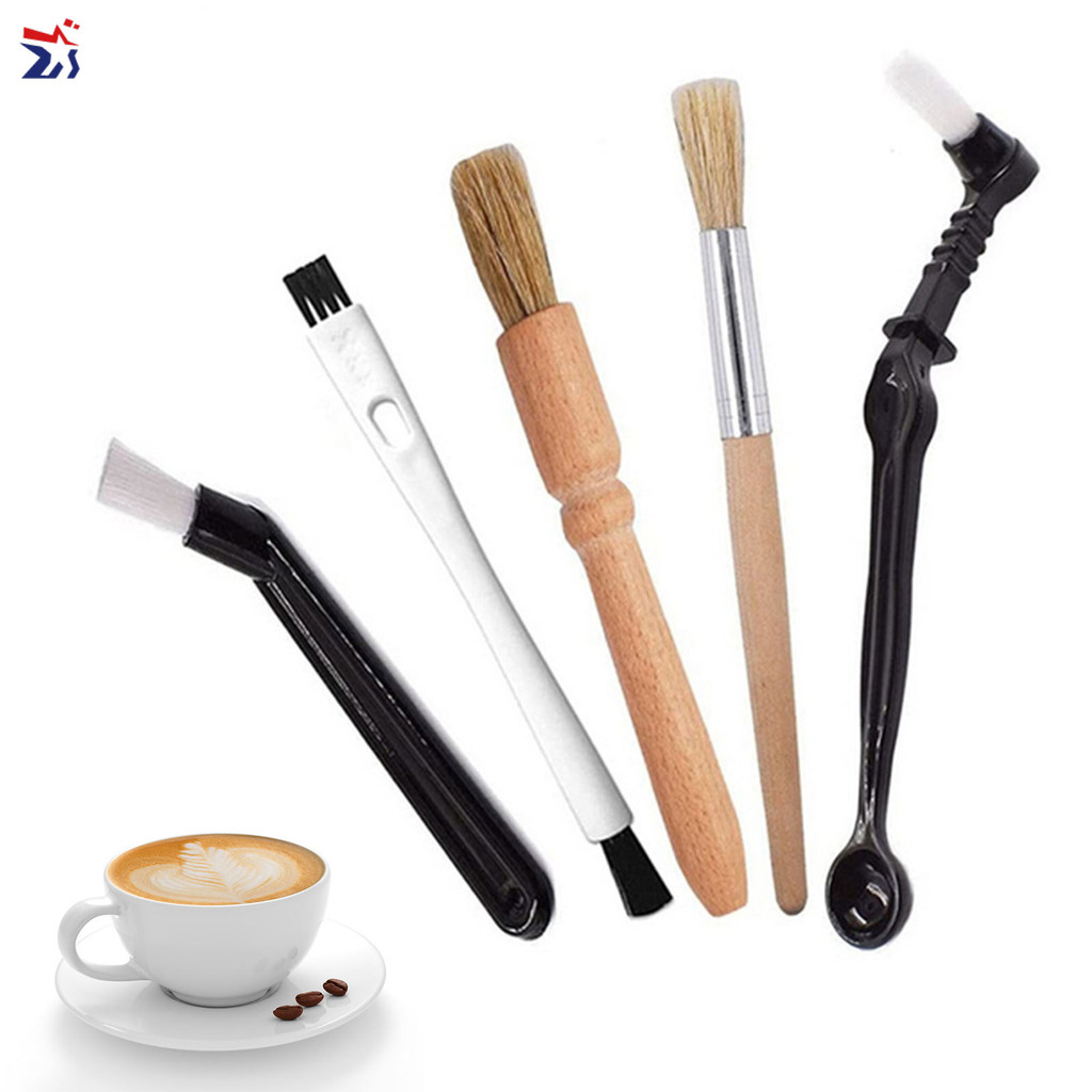 MZ 5PCS Coffee Brush Set Professional Espresso Brush Coffee Machine ...