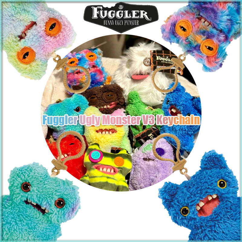 Fuggler Ugly Monster Series 3 Fuggler Plush V3 Pendant Keychain Multi ...