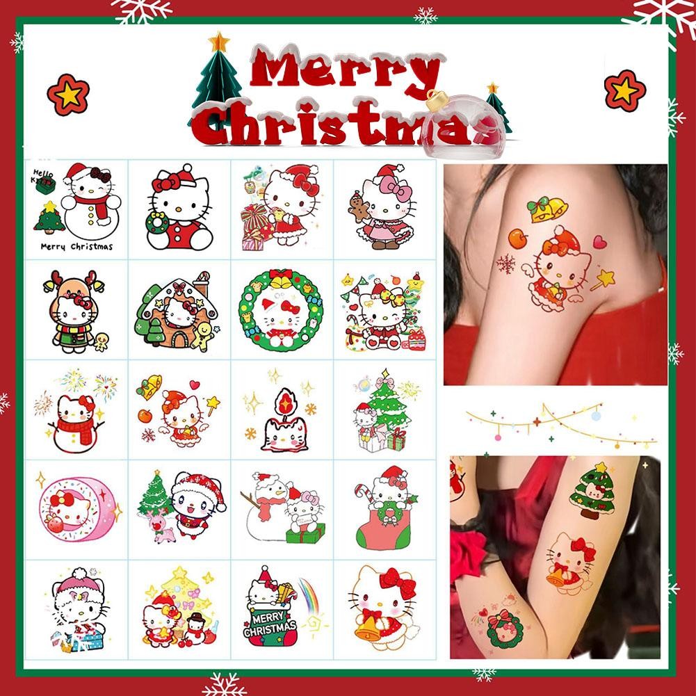 30 Sheets Color Tattoo Stickers Waterproof Lasting Female Cartoon ...