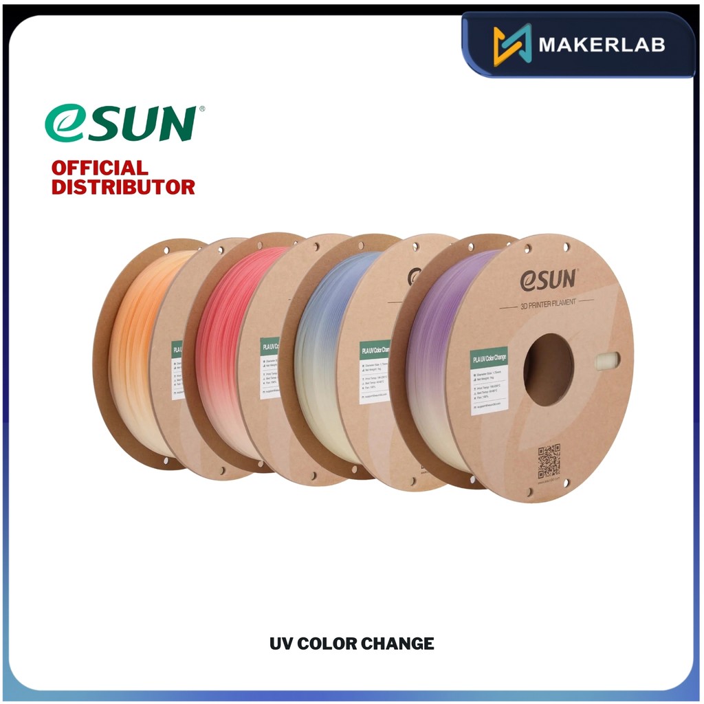 Esun PLA-UV Color Change Filament 1kg for 3D Printer | Shopee Philippines
