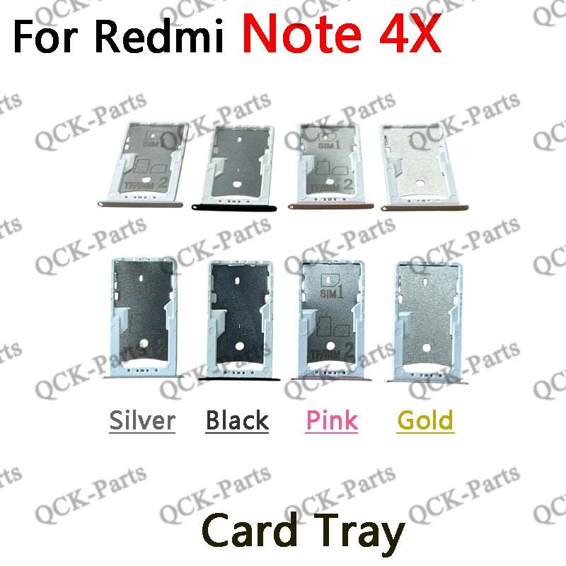 For Xiaomi Redmi Note 4X Nano Sim Card Holder Tray Dual TF SD Card Slot ...