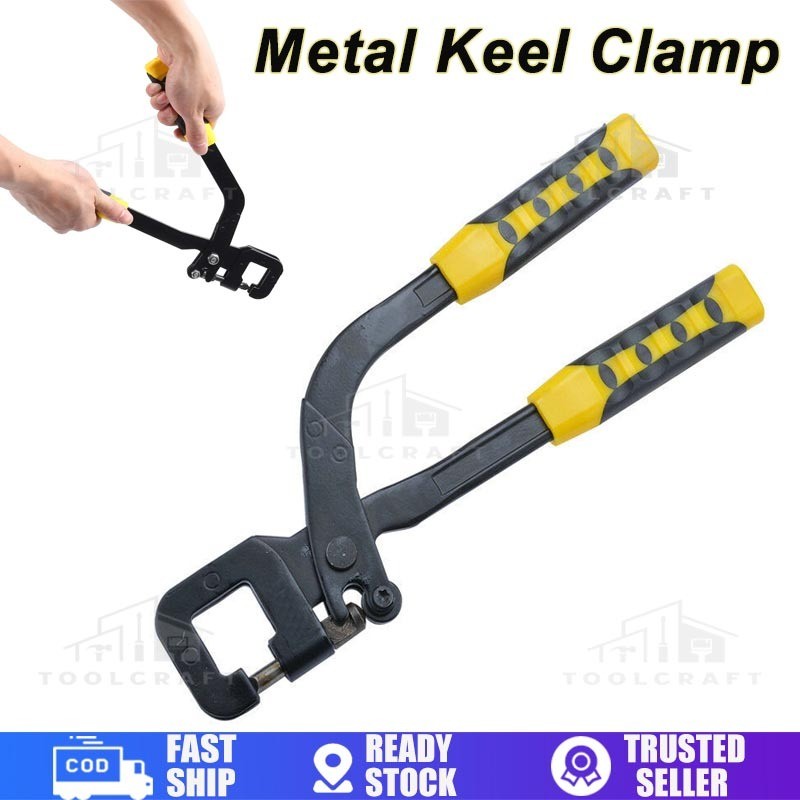 Metal Keel Clamp Ceiling Keel Riveting Clamp Industrial Studs Nailless ...