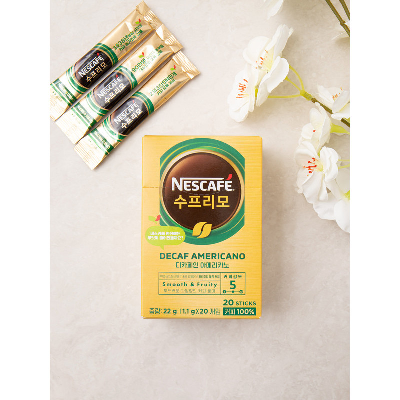 Nescafé Suprimo Decaffeinated Americano 20 Packs[NOBOX] - Smooth, Rich ...