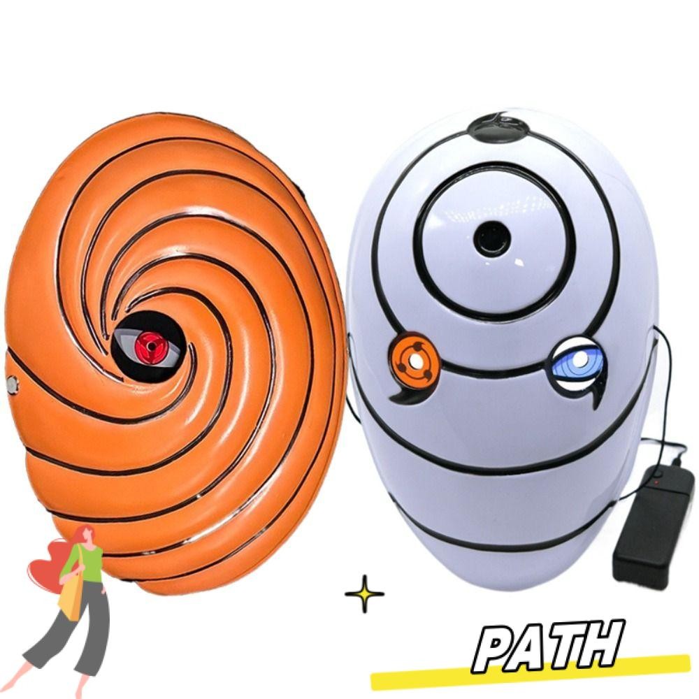 PATH Glowing Naruto , Tobi Uchiha Obito Sharingan Face Cover, Full Face ...
